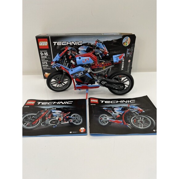 Toys | Lego Technic Street Motorcycle 4236 Preowned Complete Box ...